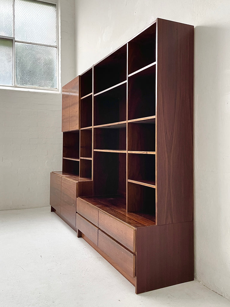 Danish Rosewood Modular Wall Unit — Nord