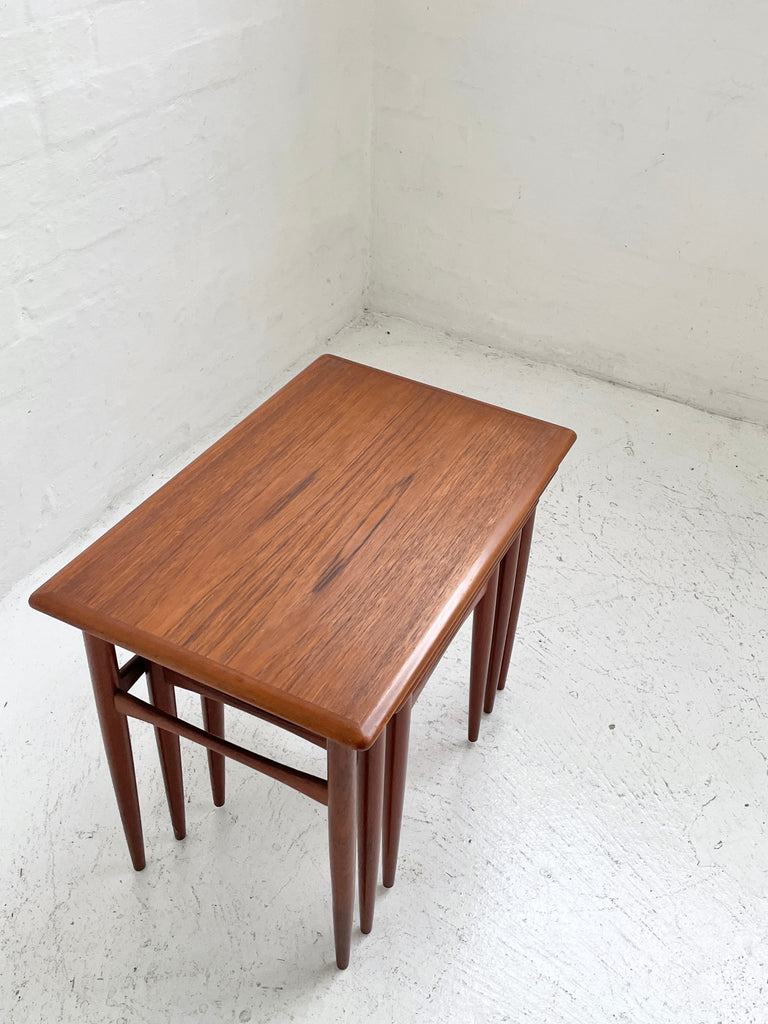 Danish Teak Nesting Tables — Nord