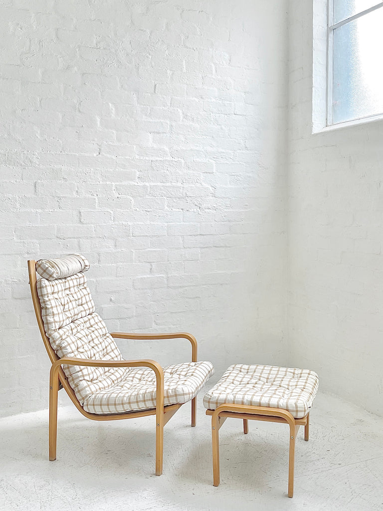 Alf Svennson Easy Chair & Footstool — Nord