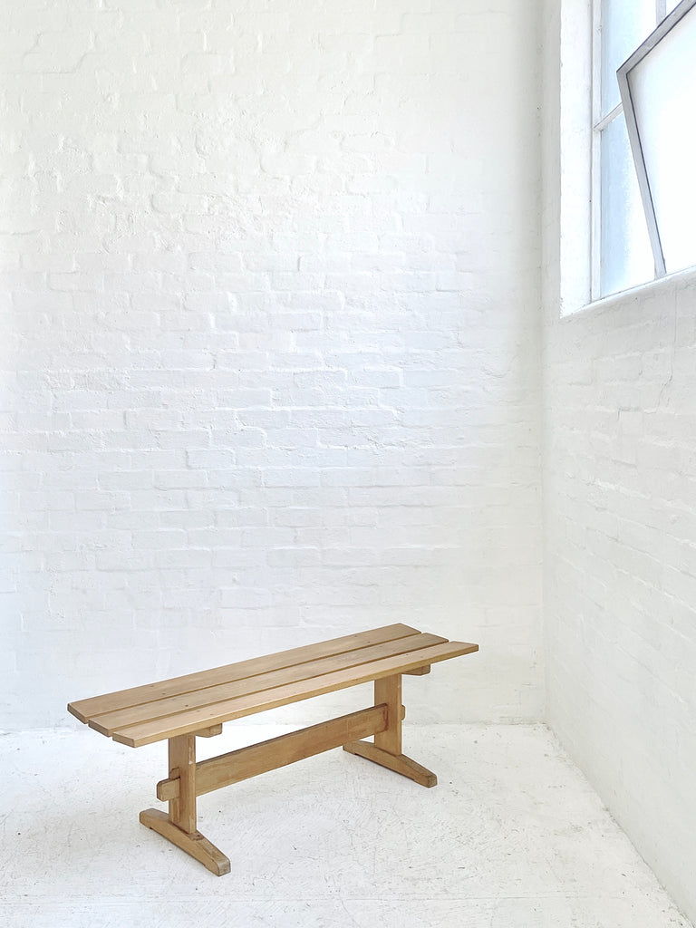 Oak 'Shaker' Bench Seat — Nord