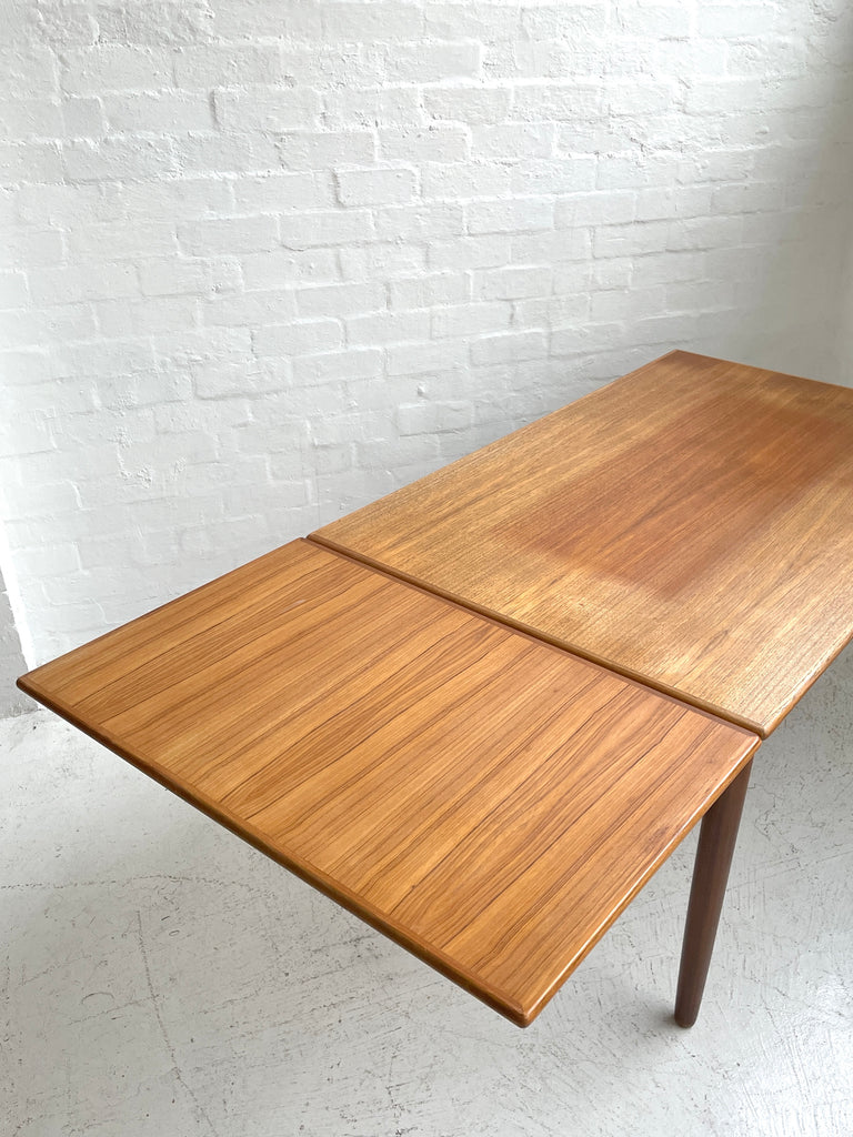 Classic Danish Teak Extension Dining Table — Nord