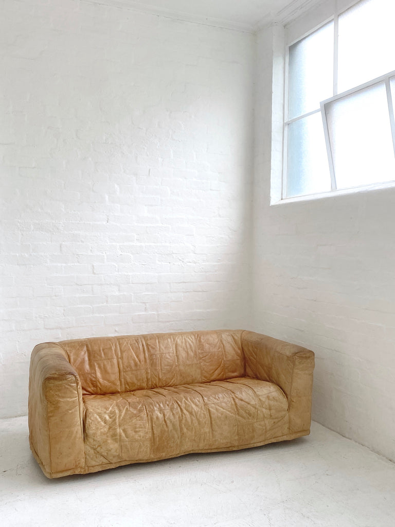 Cognac Leather Sofa — Nord