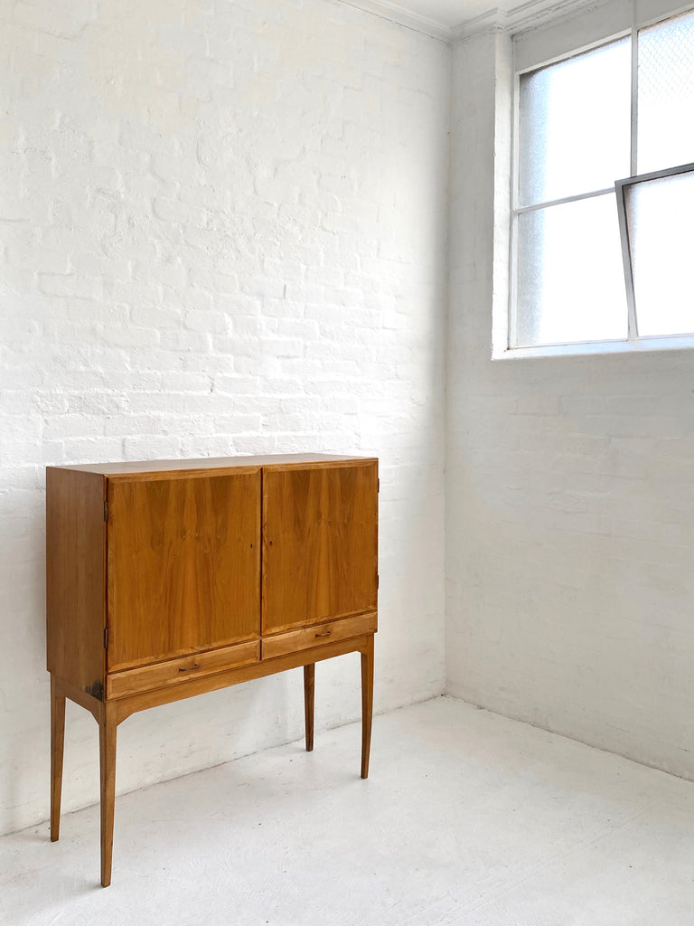 Danish Mahogany Highboard Bar Cabinet — Nord