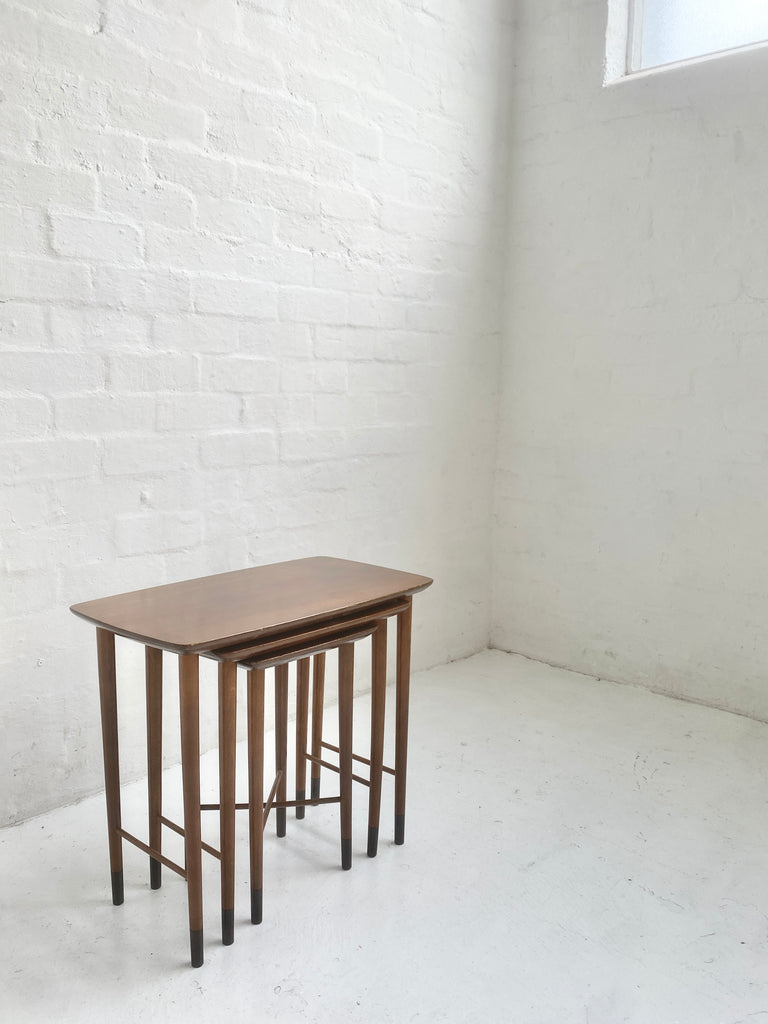 Danish Walnut Nesting Tables — Nord