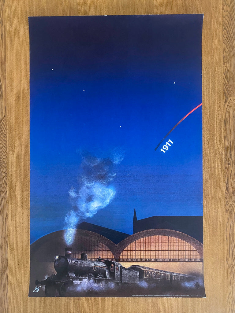 Bo Bonfils 1986 'DSB' Poster — Nord